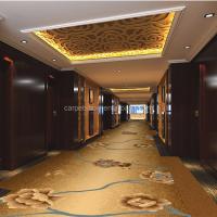 China Customized Floral Jacquard Design Carpet Wool Nylon Material for 5 Star Hotel Hallway for sale
