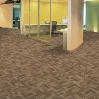China Grey Fire Resistant Meeting Room Modular Commercial Office Nylon Carpet Tiles 50*50 for sale