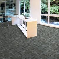 China Grey Fire Resistant Meeting Room Modular Commercial Office Nylon Carpet Tiles 50*50 for sale