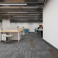 China High Quanlity Carpet Wear-resistant Removable Office Modern Floor Tile Safe PVC Nylon Thick Carpet Tiles for sale