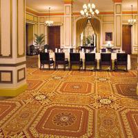 China 7-15mm Pile Height Axminster Carpet Roll for 5 Star Hotel Ballroom 80%wool 20% Nylon for sale