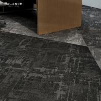 China Medium Pile Heavy Traffic Style Black 600X600 Carpet Tiles Office Nylon Jacquard Carpet for sale