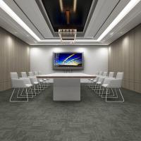 China Commercial Office Modular Carpet Tiles in Grey Loop Pile Nylon with Commercial PVC Backing for sale