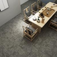 China Commercial Office Modular Carpet Tiles in Grey Loop Pile Nylon with Commercial PVC Backing for sale