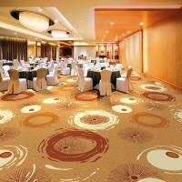China 11mm Pile Height Axminster Floral Design Commercial Printed Carpet for Toilet for sale