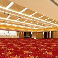 China 11mm Pile Height Axminster Floral Design Commercial Printed Carpet for Toilet for sale