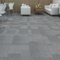 China 50x50 Nylon Thick Commercial Office Carpet Tiles with Multi-level Loop Pile Construction for sale
