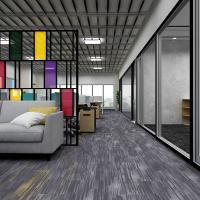 China PVC Backing Commercial Nylon Office Modular Carpet Tiles Square Carpet 50x50 Thick for sale