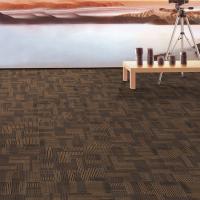 China Commercial Office Flooring 50*50cm Carpets with Pvc Backing and 528g/sqm Pile Weight for sale