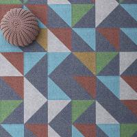 China Nylon Loop Pile Modern Design Foldable Carpet Tile for Office Living Room Hotel Home for sale