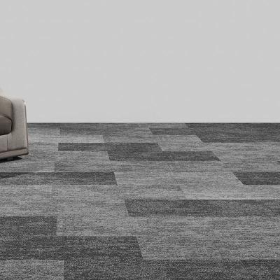 China Simple And Generous Pattern Waterproof Soft Carpet Tiles for Living Room within Market for sale