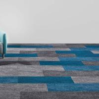 China Simple And Generous Pattern Waterproof Soft Carpet Tiles for Living Room within Market for sale