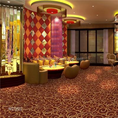China 7mm Pile Height Axminster Carpet for Hotel and Cinema Flooring Solution for sale