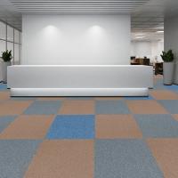 China Hand Woven Machine Made Vinyl Floor Mats with Cushioned PP Commercial Bitumen Backing for sale