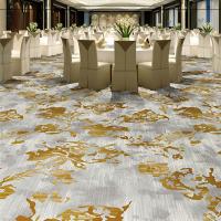 China 12ft or 13.12ft Width Axminster Carpet for Meeting Room and Banquet Luxury Hotel Style for sale