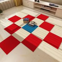 China Total Thickness 9.5mm Self Adhesive Carpet Tiles for Center Rug in Children's Room for sale