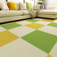 China Total Thickness 9.5mm Self Adhesive Carpet Tiles for Center Rug in Children's Room for sale