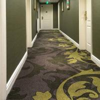 China Commercial Grade 80% Wool and 20% Nylon Floral Axminster Wall to Wall Carpet Pattern for sale