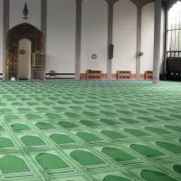 China Custom Church Wall to Wall Axminster Carpet Roll for Muslim Hotel Room Backing PP Back for sale