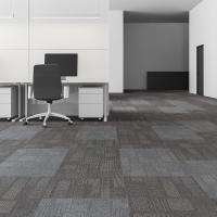 China Portals Waterproof Nylon Square or Rectangle Shape PVC Modular Office Carpet Tile 50*50cm for sale