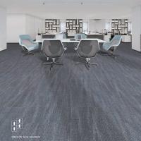 China Mulit Level Loop Pile Commercial Carpet Tiles with Modern Design and Waterproof Backing for sale