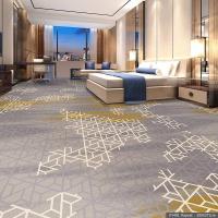 China Machine Woven Carpet with Cut Pile Construction in Luxury 5 Star Hotel Lobby Hallway for sale