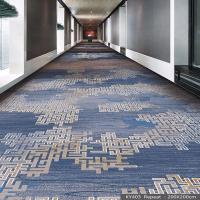 China Luxury 5 Star Hotel Lobby Hallway Corridor Axminster Carpet with 7mm Pile Height for sale