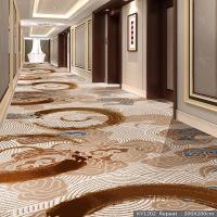 China Machine Woven Carpet with Cut Pile Construction in Luxury 5 Star Hotel Lobby Hallway for sale