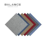 China Fireproof Non Slip 50*50 Carpet Tiles in Modern Style for Commercial Office Flooring for sale
