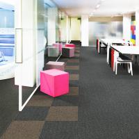 China Fireproof Non Slip 50*50 Carpet Tiles in Modern Style for Commercial Office Flooring for sale