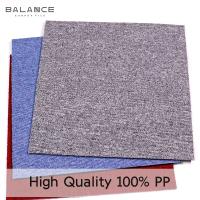 China Fireproof Non Slip 50*50 Carpet Tiles in Modern Style for Commercial Office Flooring for sale