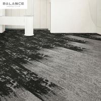 China Custom Size Rectangle Tufted Pvc Backed Nylon Carpet Tiles for Office and Gym Floors for sale