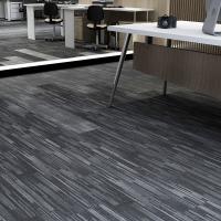 China Office Modern Style 100% Resilya Nylon Square Linearity Removable Floor Carpet 50x50 for sale