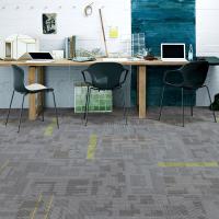 China Commercial Room 50 X 50 Nylon Texture Pattern Moquette Square Carpet Tiles for Office for sale
