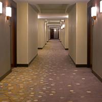 China Bohemian Style Square Cut Pile Fireproof Nylon Carpet for Banquet Hall and Exhibition for sale