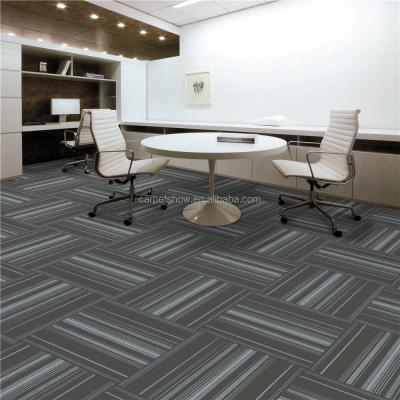China 500mm*500mm PP Modular Carpet Tile PVC Backing Machine Made Carpet for Bedroom for sale