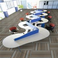China 500mm*500mm PP Modular Carpet Tile PVC Backing Machine Made Carpet for Bedroom for sale