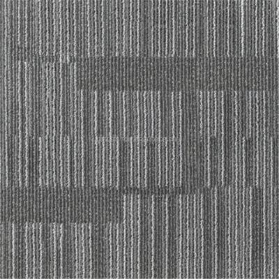 China Polypropylene 50x50 Exhibition Carpet Tiles for Durable Office and Hotel Flooring for sale