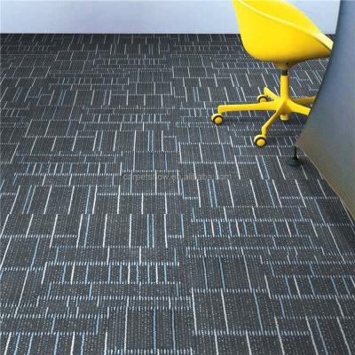 China 100% PP Stripe Design Office Carpet Tile BALANCE for Malaysia's Commercial Sector for sale