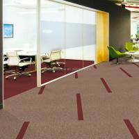 China Decorative PP Surface PVC Back Contec Carpet Tiles for Commercial Office Flooring for sale