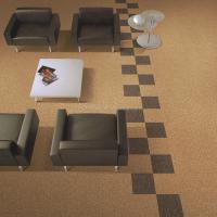 China Decorative PP Surface PVC Back Contec Carpet Tiles for Commercial Office Flooring for sale