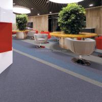 China Decorative PP Surface PVC Back Contec Carpet Tiles for Commercial Office Flooring for sale