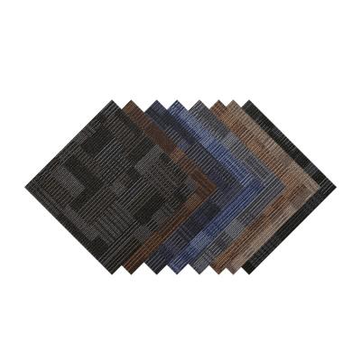 China 50x50 Office Carpet Tiles with Handmade Jacquard Printed Patterns and Anti-Slip Design for sale