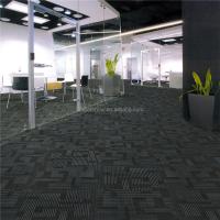 China 50x50 Office Carpet Tiles with Handmade Jacquard Printed Patterns and Anti-Slip Design for sale