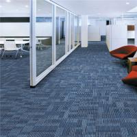 China 50x50 Office Carpet Tiles with Handmade Jacquard Printed Patterns and Anti-Slip Design for sale