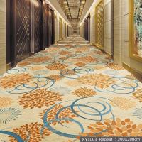 China Jute or PP Backing Nylon Printed Striped Carpet in 36 Color Options for Hotel Aisle for sale