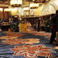 China Customized Color Luxury Wool Wall To Wall Axminster Carpet for 5 Star Alfombras Hotel for sale