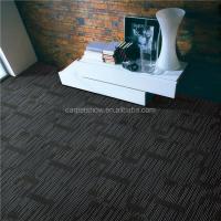 China 50x50cm Good Ware-Resistant Polypropylene Carpet Tile with PVC Backing for sale