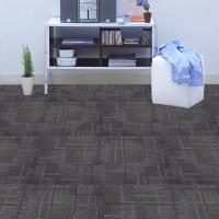 China Loop Pile Construction Carpet Tiles Super September PVC Backing 50x50 PP Carpet Floor for sale