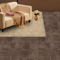 China Loop Pile Construction Carpet Tiles Super September PVC Backing 50x50 PP Carpet Floor for sale